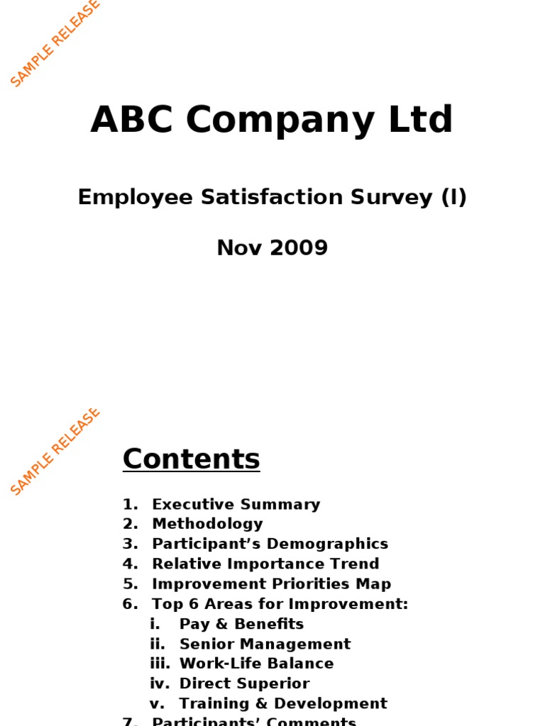 ESS Sample Report | PDF | Work–Life Balance | Employment