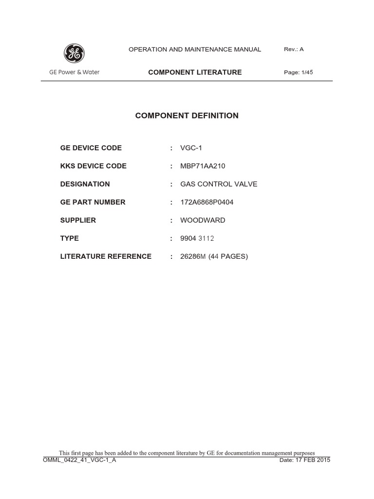 Wood Word GCV Valve PDF | PDF | Printed Circuit Board | Valve