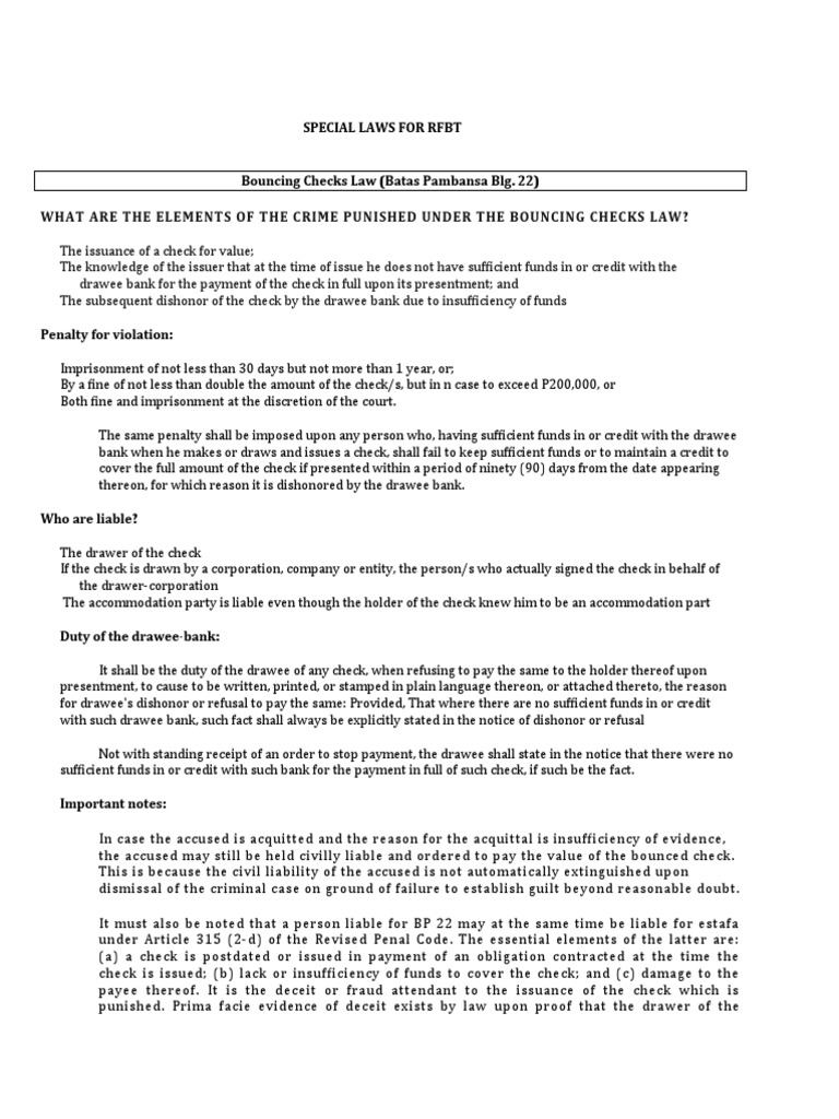 Special Laws For RFBT | PDF | Money Laundering | Securities (Finance)