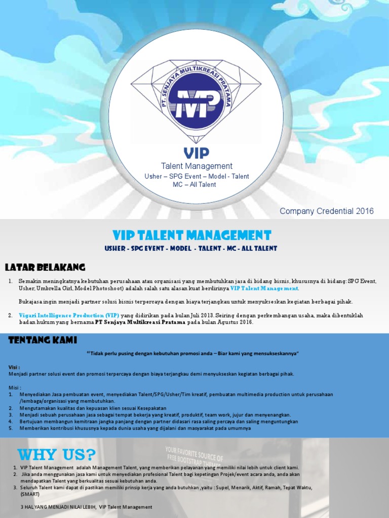 SPG - Talent Management PTSMP VIP | PDF