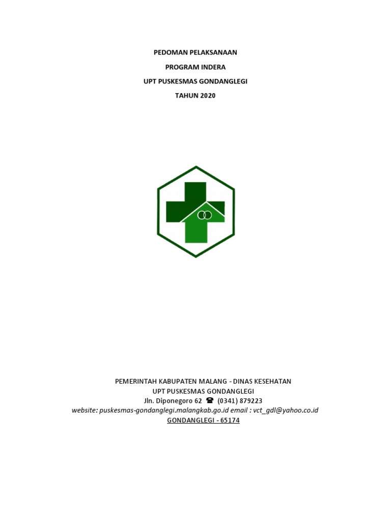 Pedoman Program Indera | PDF | Bisnis | Kesehatan Holistik