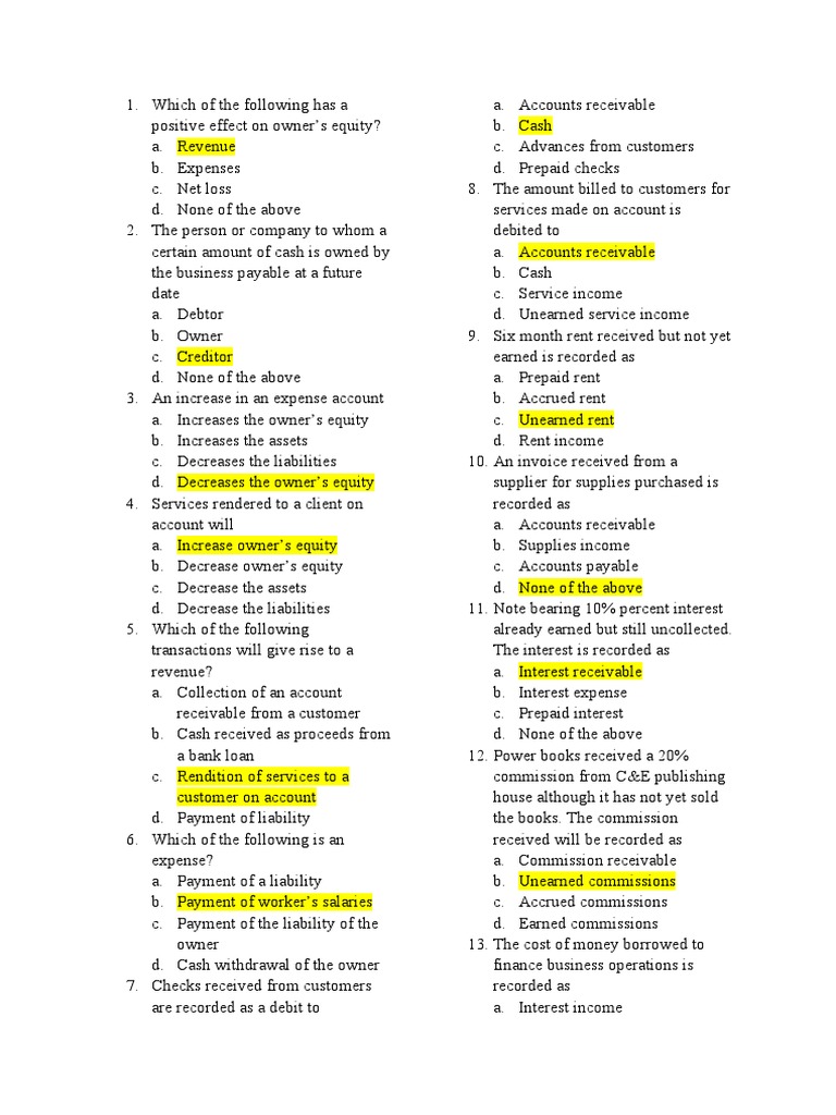 Accounting Reviewer | PDF | Debits And Credits | Accounting