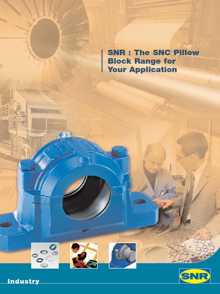 SNR SNC Pillow Block | PDF | Bearing (Mechanical) | Engineering Tolerance
