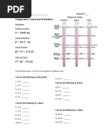 Thermal Expansion Worksheet for Students | PDF