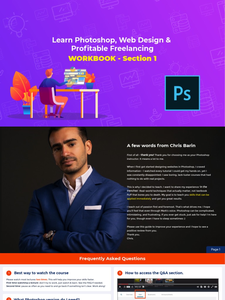 Photoshop Web Design & Freelancing Guide | PDF | Adobe Photoshop | Web ...