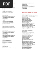 Classmate Lyrics | PDF