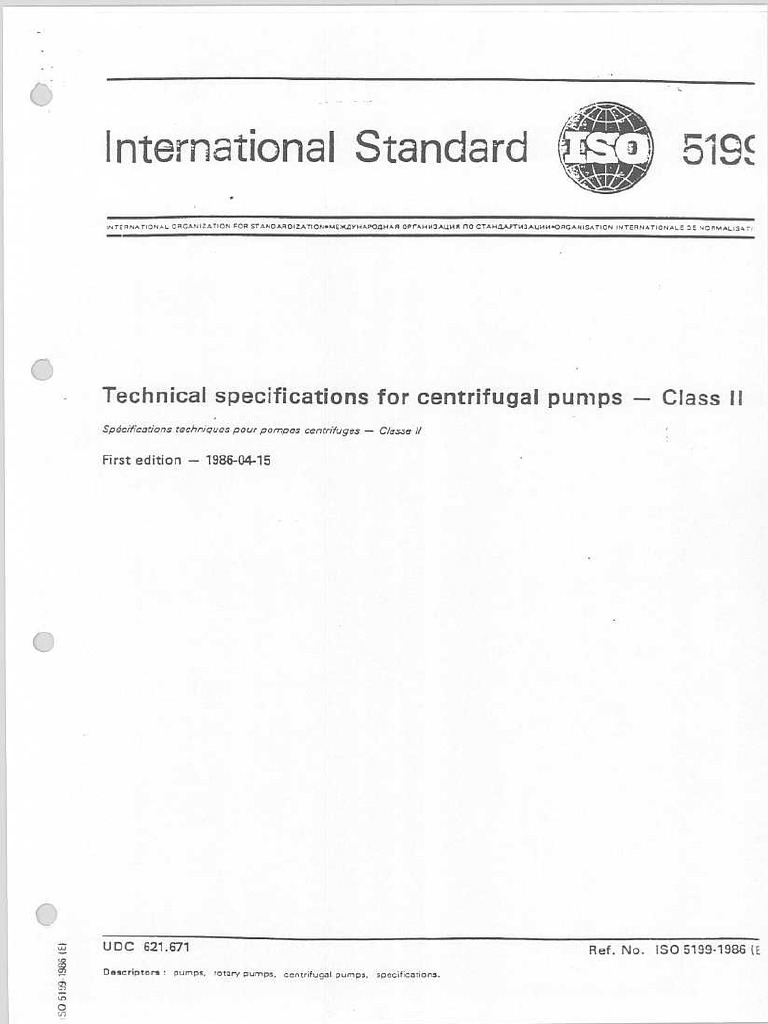 Iso 5199 PDF | PDF