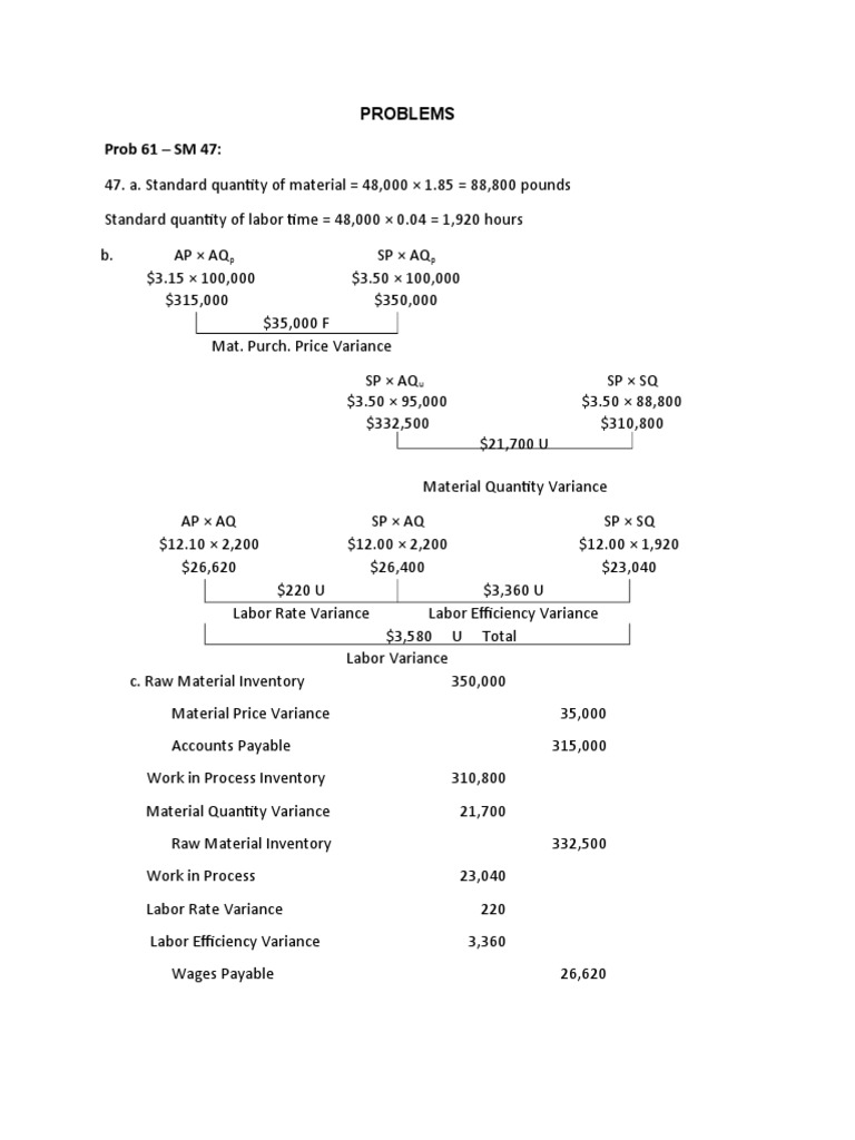 PROBLEMSChap 7 SM | PDF | Cost Of Goods Sold | Inventory