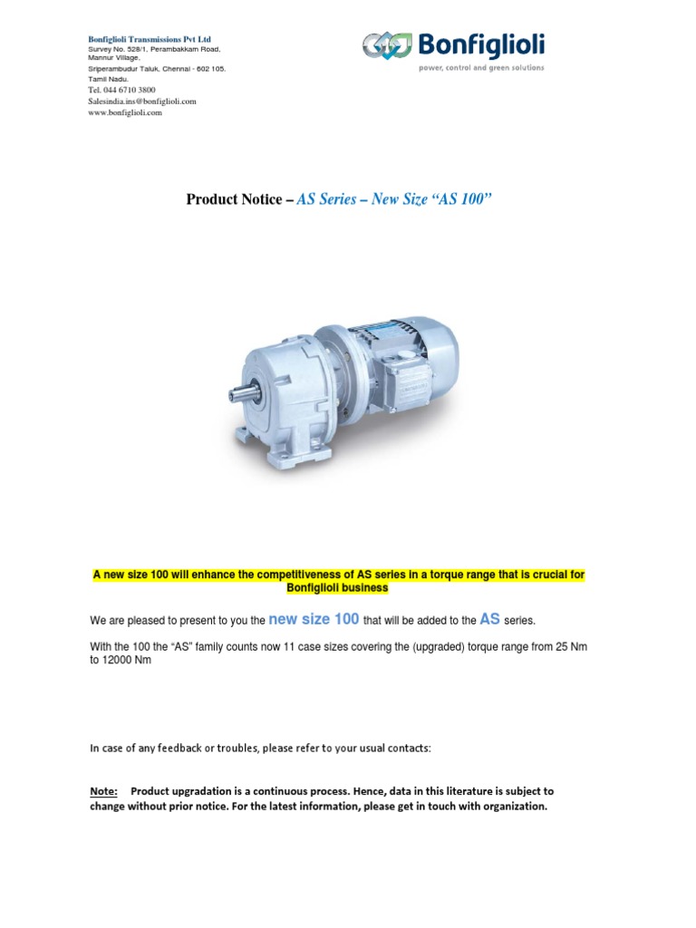 AS100 New Series | PDF | Machines | Vehicle Technology