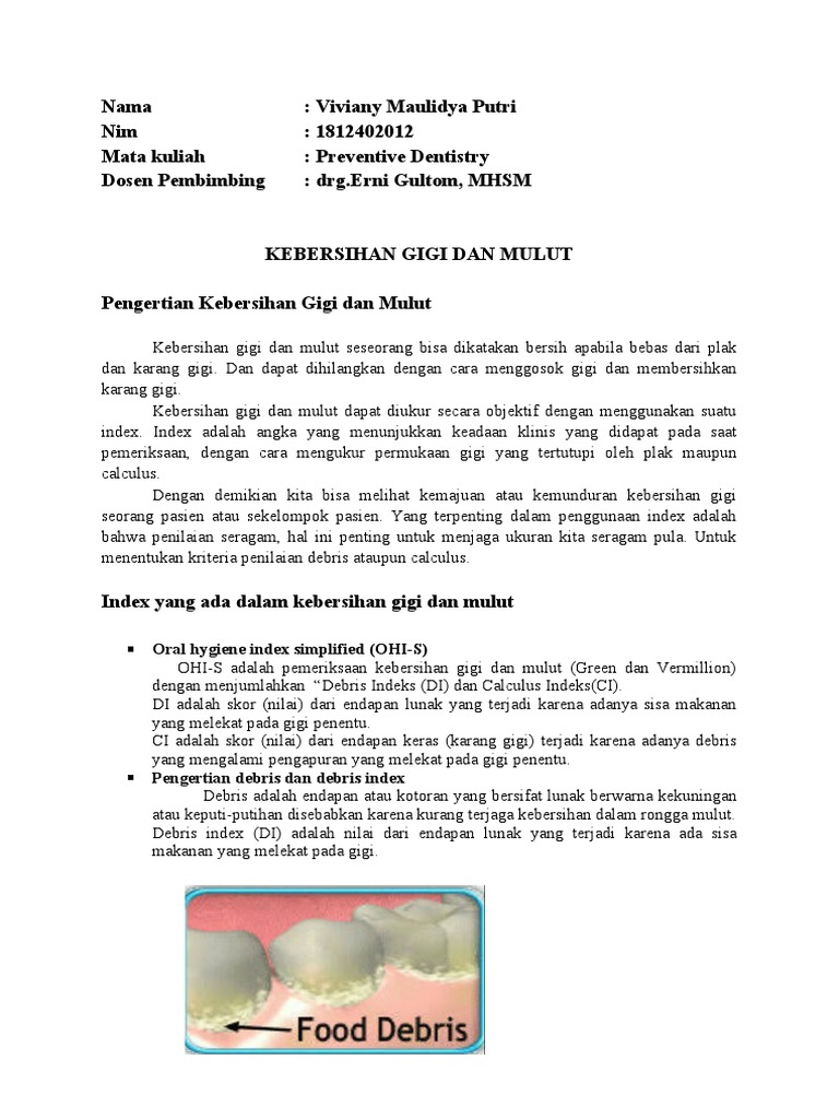 Cara Pemeriksaan Ohis | PDF | Sains & Matematika