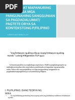 Pagsusuri NG Mga Datos | PDF