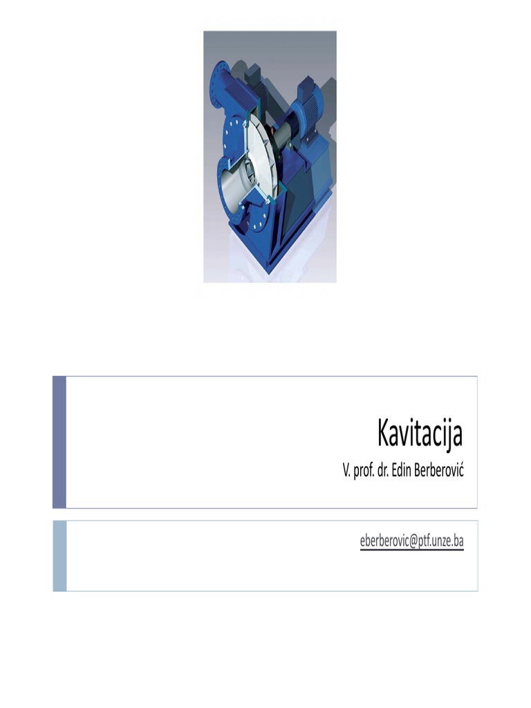 Kavitacija PVK | PDF