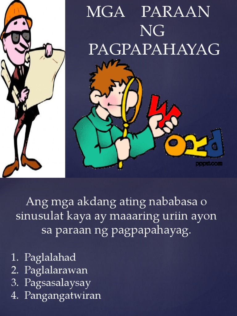 Apat Na Uri NG Diskurso | PDF
