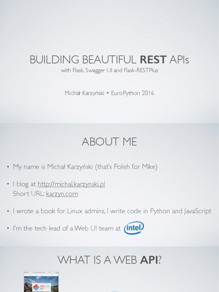 Building Beautiful Restful Apis Using Flask 1 | PDF | Representational ...