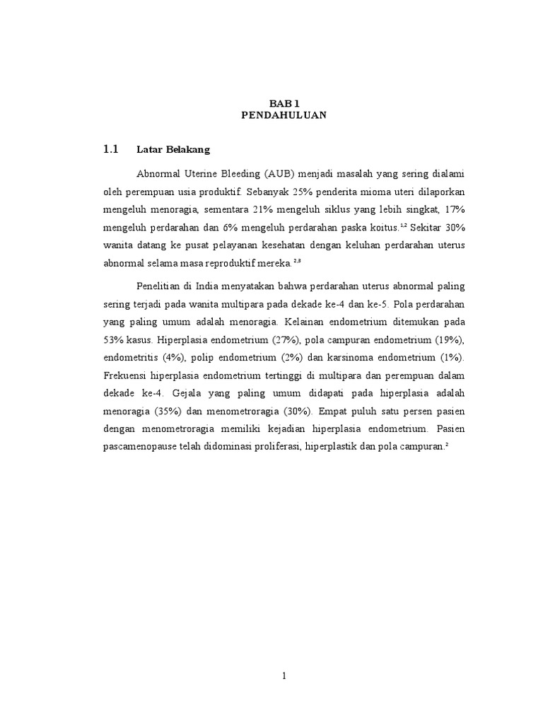 Lapkas AUB | PDF | Pengembangan Diri