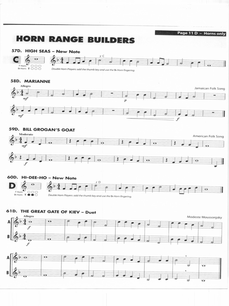 Essential Elements Horn PDF | PDF