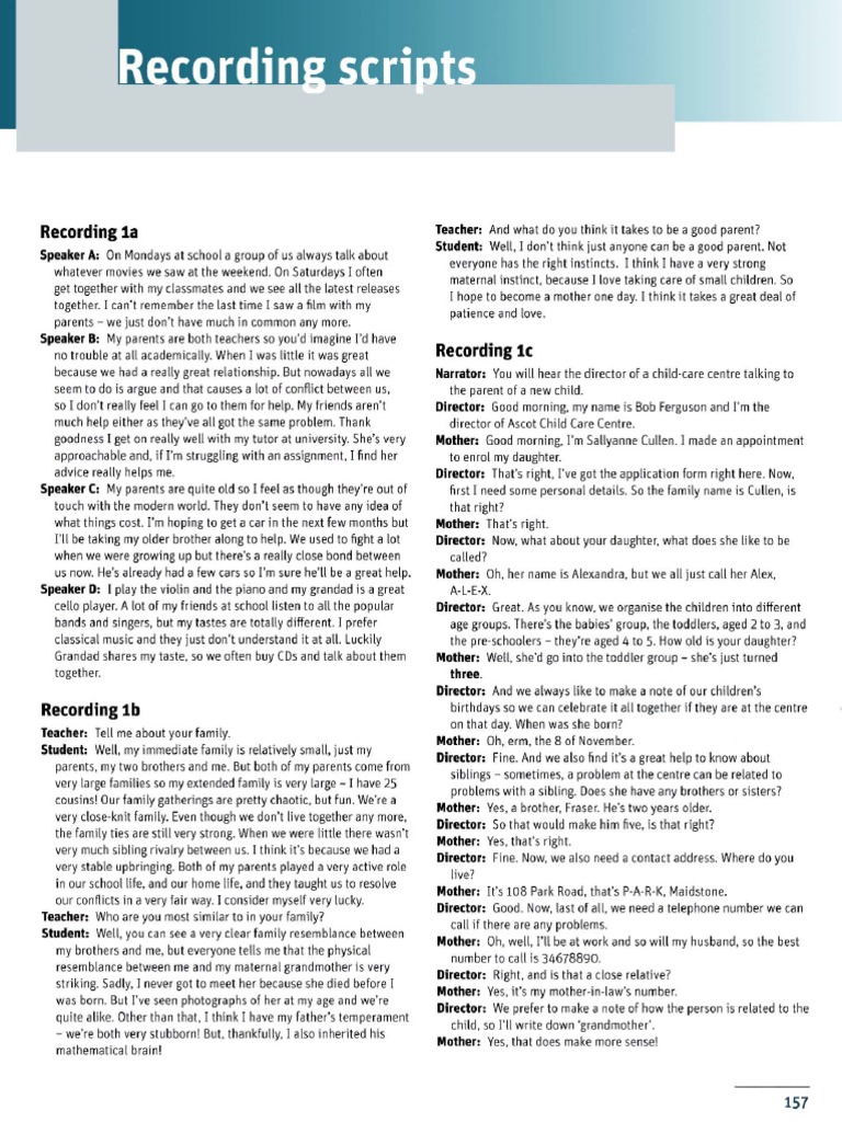 Script - Vocabulary For IELTS PDF | PDF