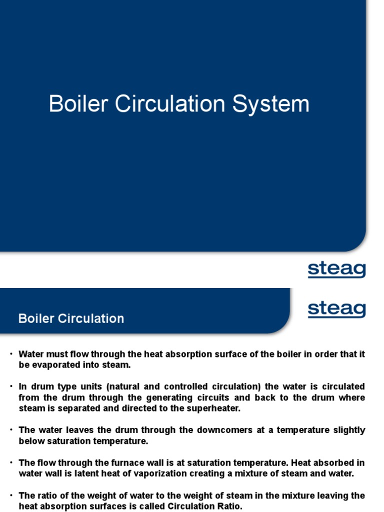 Boiler Circulation System | PDF | Boiler | Steam