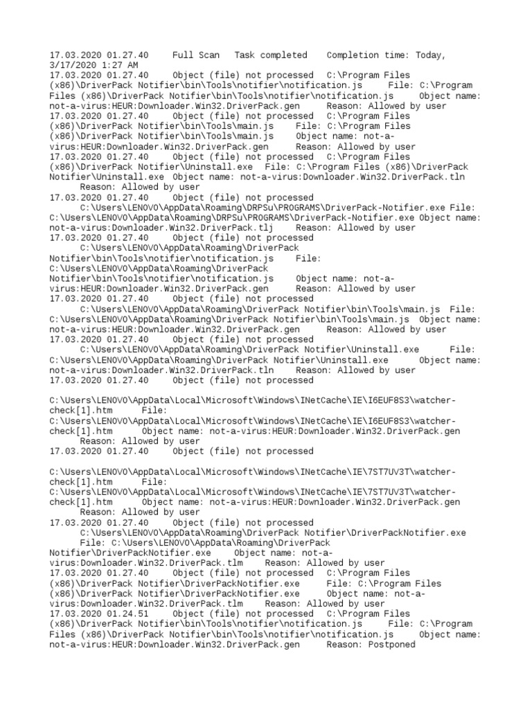 Driverpack | PDF | Microsoft Windows | Operating System Technology