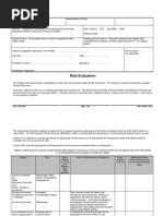 Example Risk Assessment For A Warehouse | PDF | Occupational Safety And ...