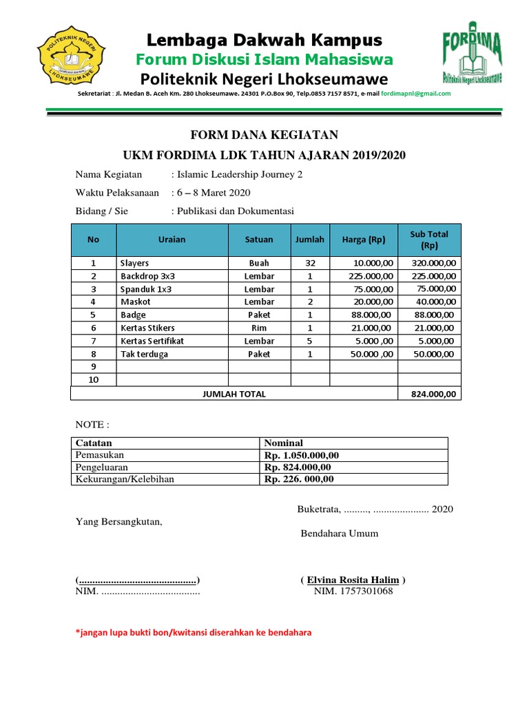 Rab Pengeluaran Sie Pubdok PDF | PDF