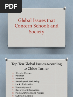 Global Issues Impacting Education Today | PDF | Violence | Sustainability