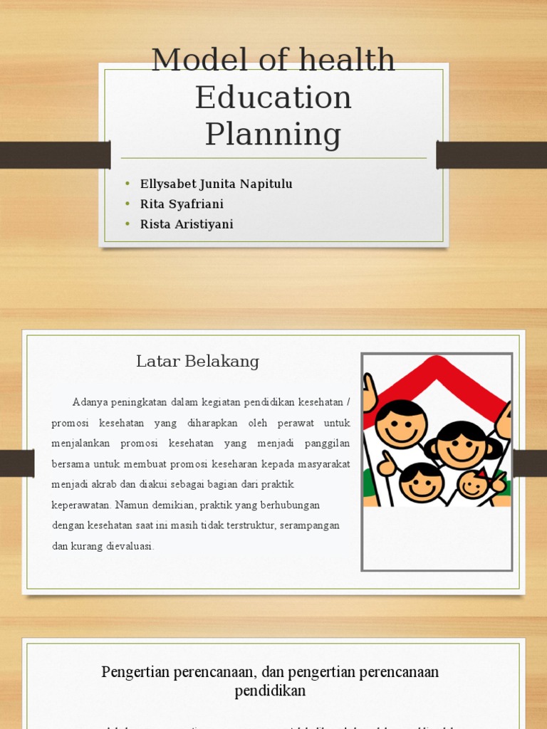 Model Perencanaan Promkes | PDF