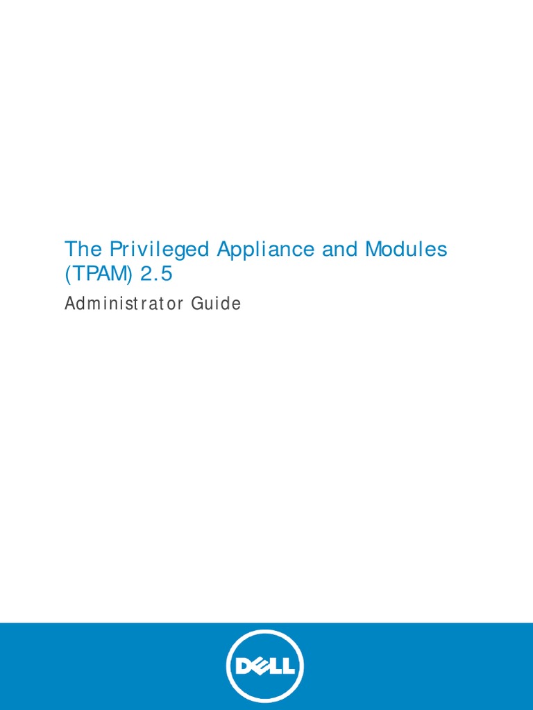 Tpam Admin Guide | PDF | Trademark | System Software