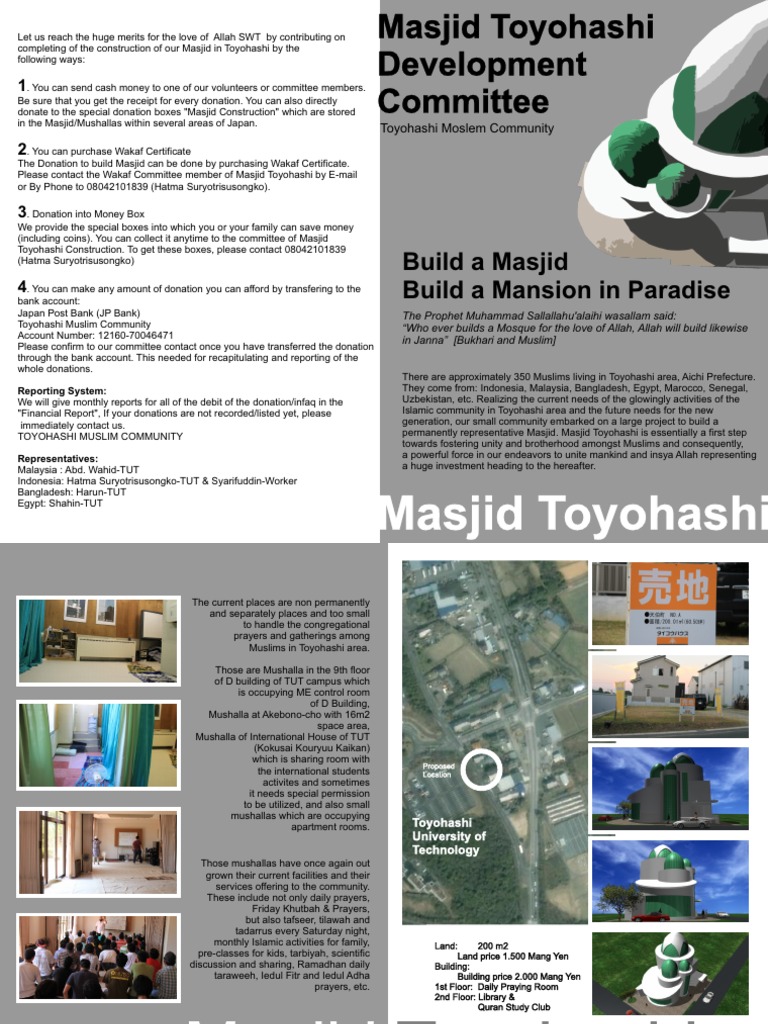 Proposal Masjid Toyohashi | Download Free PDF | Mosque | Muslim