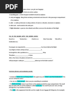 Airline Announcements: 1) Pre-Boarding Announcement | PDF | Flight ...