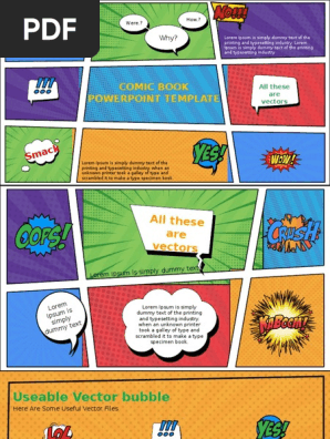 Comic Powerpoint Template