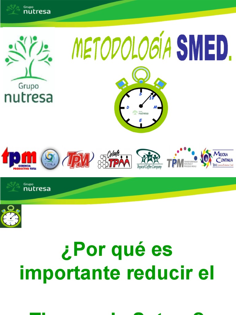 SMED | PDF | Tornillo | Inventario