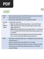 PQRSTU Method of Pain Assessment | PDF