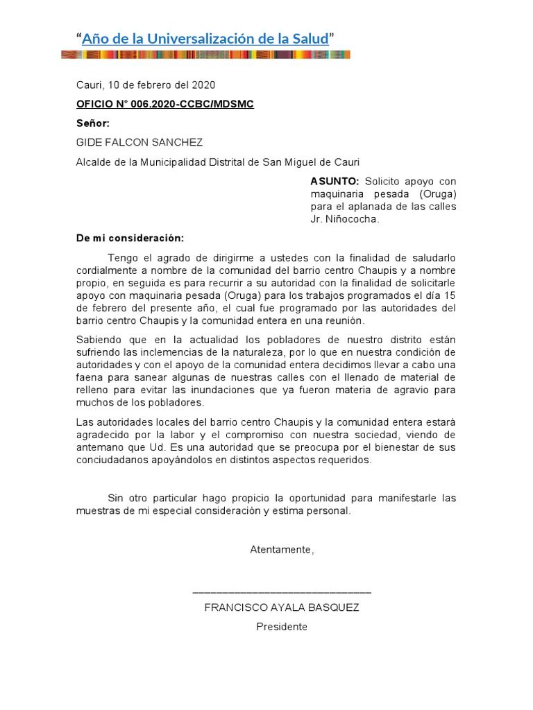 Modelo de Oficios | PDF