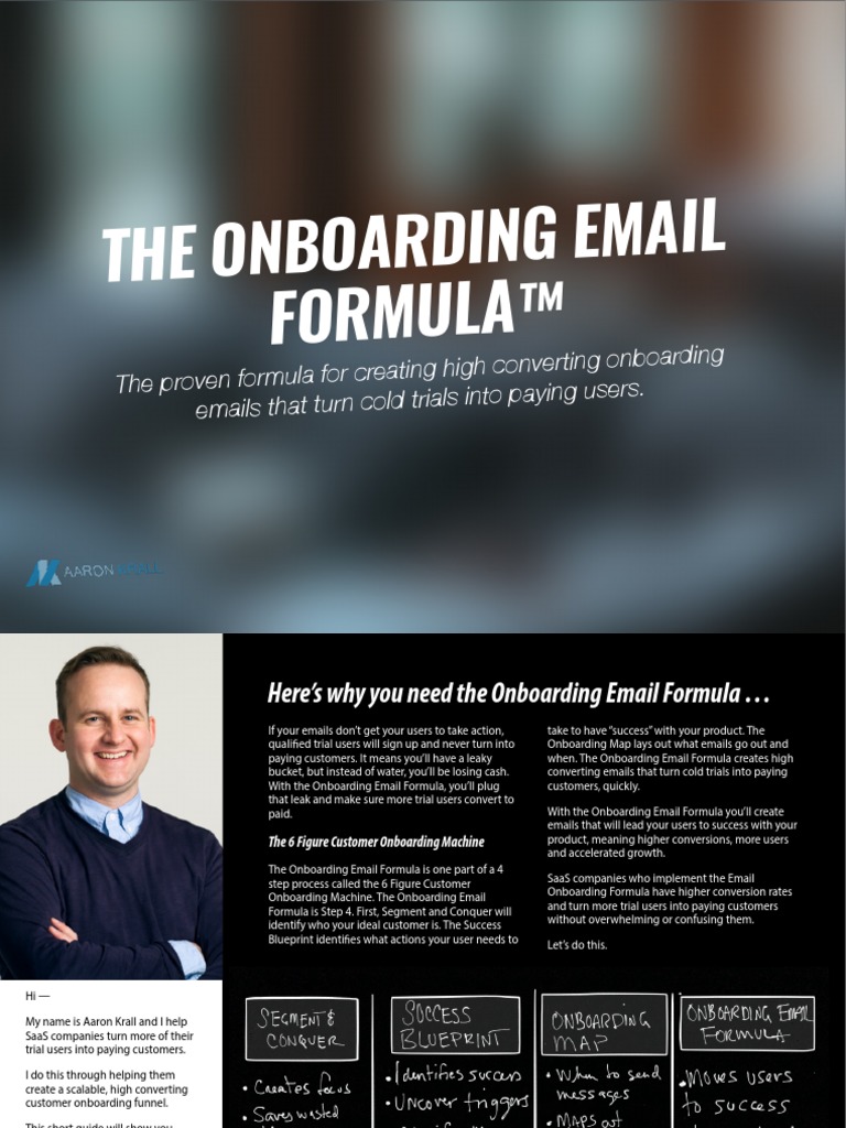 Onboarding Email Template | PDF | Communication | Computing