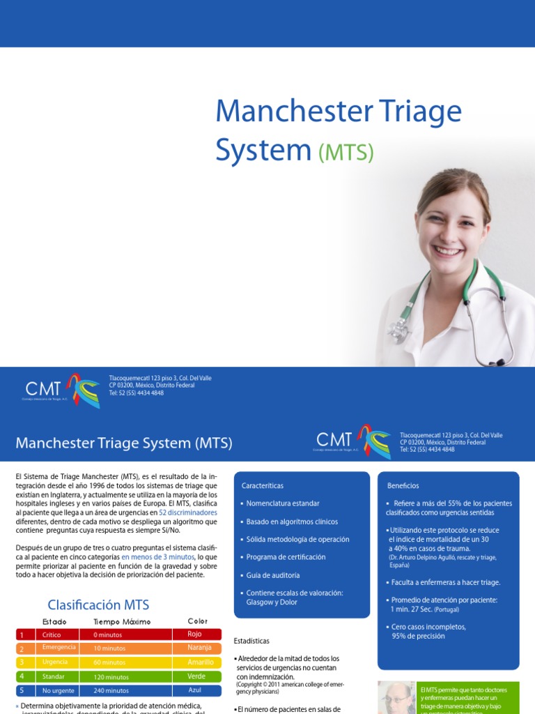 Mts Manchester Triage System PDF | Descargar gratis PDF | Hospital | México