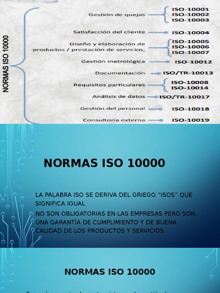 Normas Iso 10000 | PDF