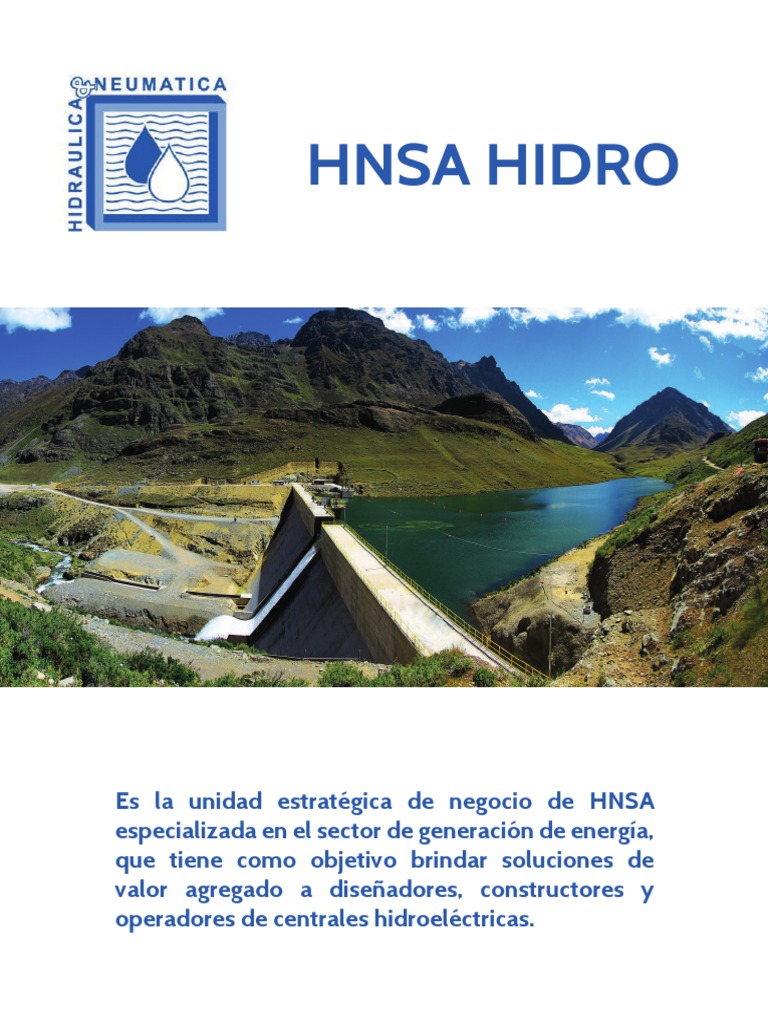 Catalogo HNSA Hidro 2020 | PDF | Hidroelectricidad | Generación eléctrica