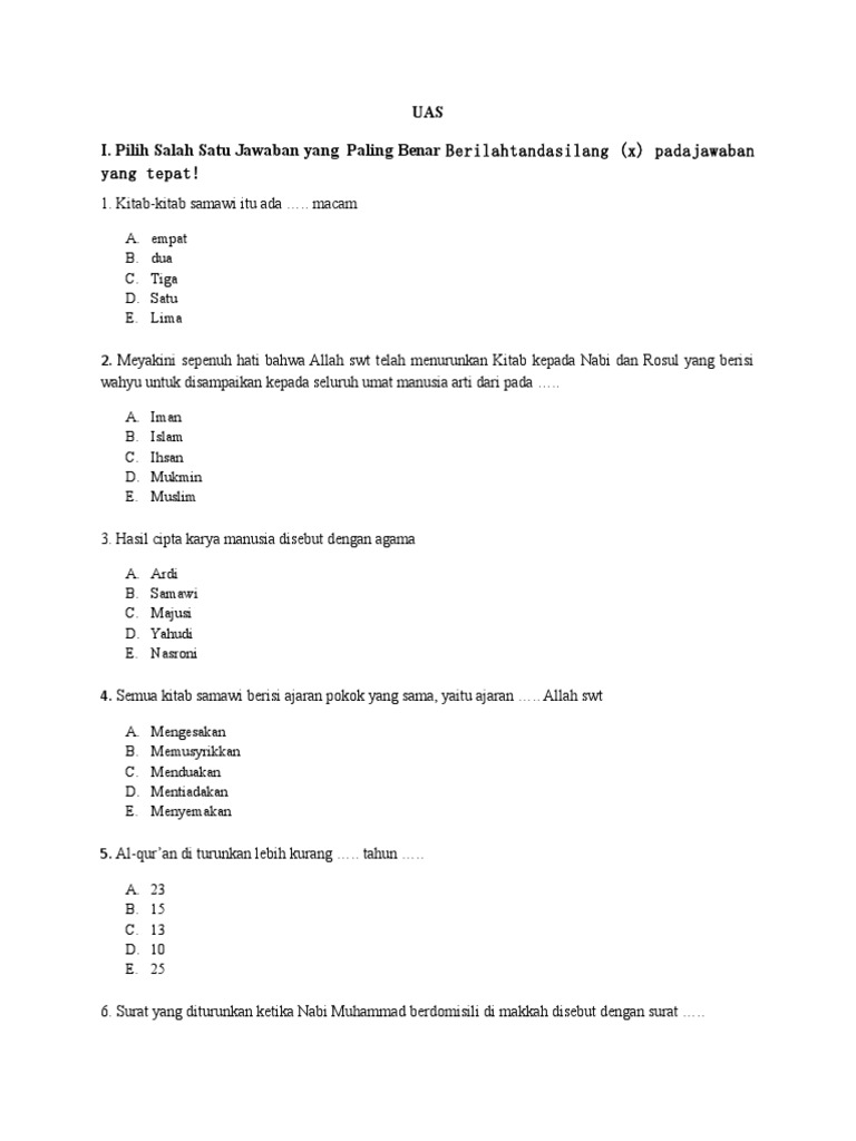 Uas Pdf