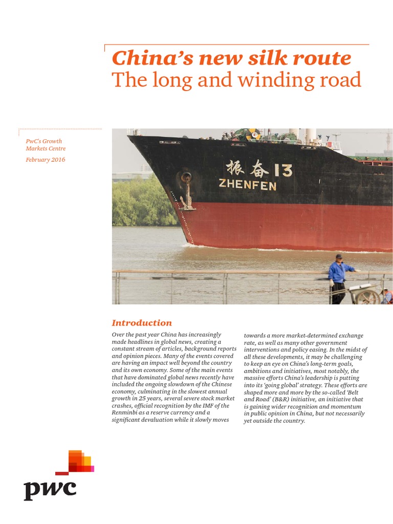 China New Silk Route | PDF | Silk Road | Public–Private Partnership