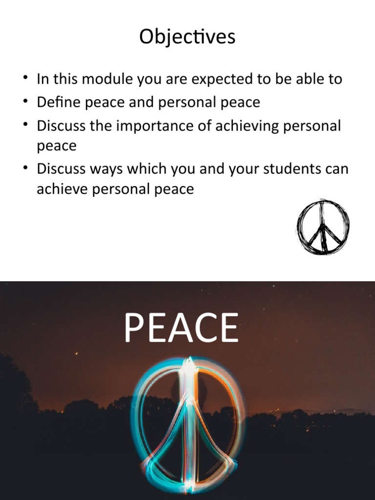 What Is Peace | PDF | Peace | Metaphysics