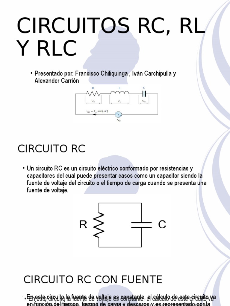 Circuitos RC, RL y RLC | PDF | Inductor | Condensador