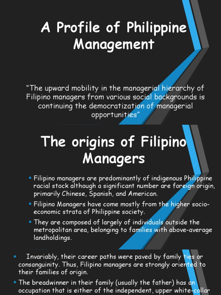 Filipino Management: Hierarchy and Values | PDF | Philippines | Value ...