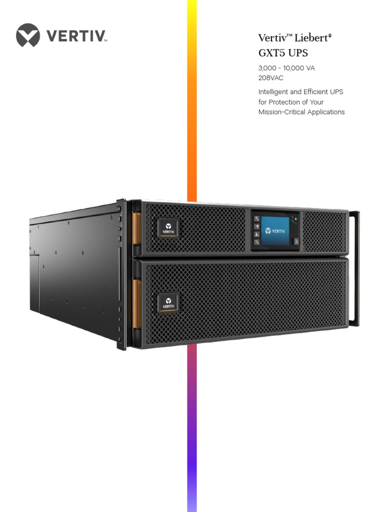Liebert gxt5 3000 10000kva Brochure SL 70505 - 0 | PDF | Alternating ...