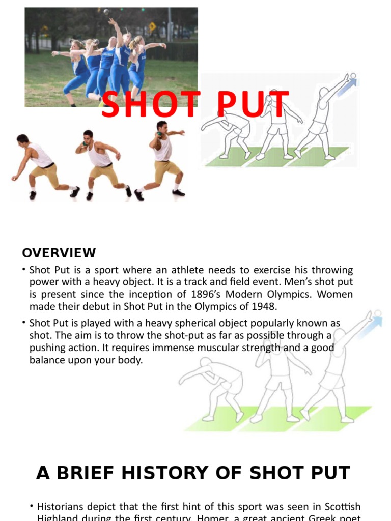 SHOTPUT | PDF | Sport Of Athletics | Summer Olympic Games