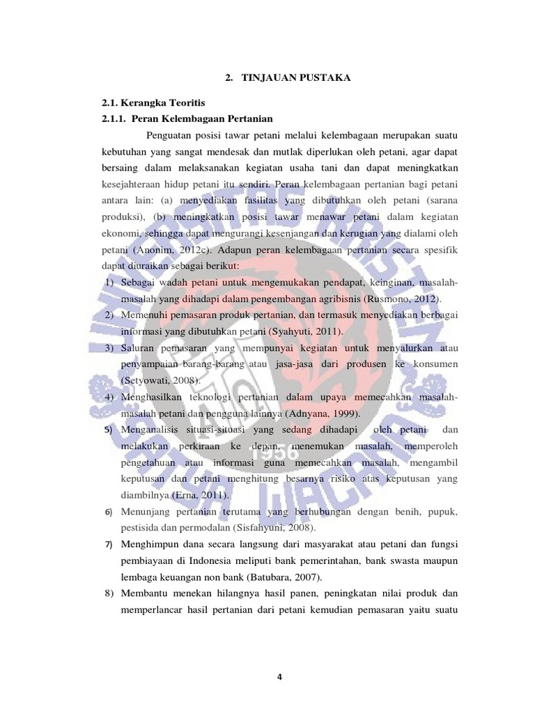 Peran Kelembagaan dalam Pertanian Organik | PDF