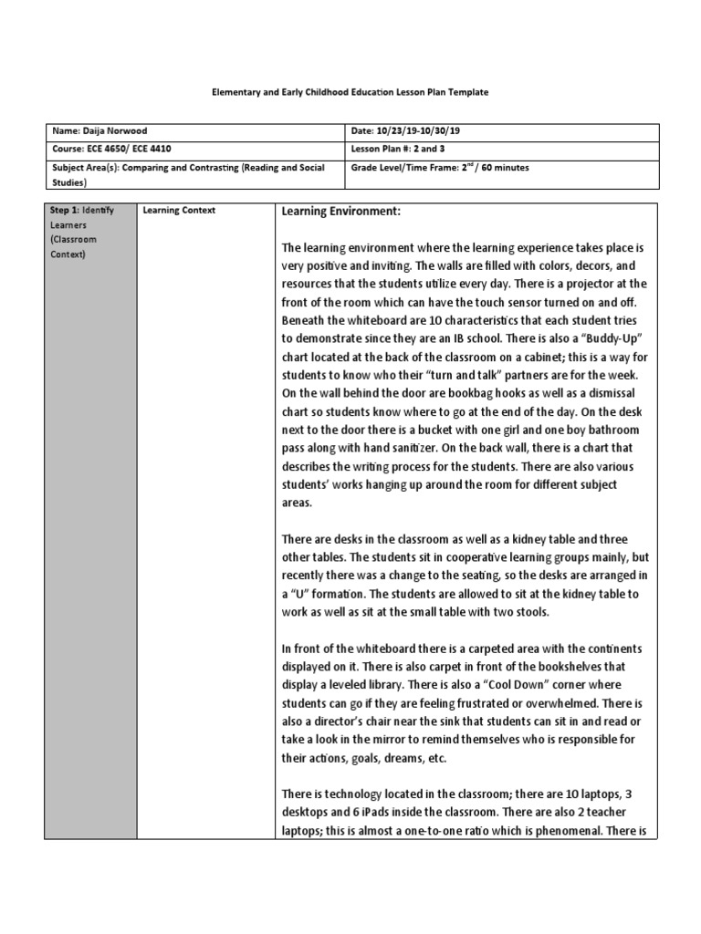 Reading 3 Day Lesson | PDF | Educational Assessment | Classroom