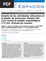 Metodologías de Diseño VDI 2221 y 2222 | PDF | Diseño | Planificación
