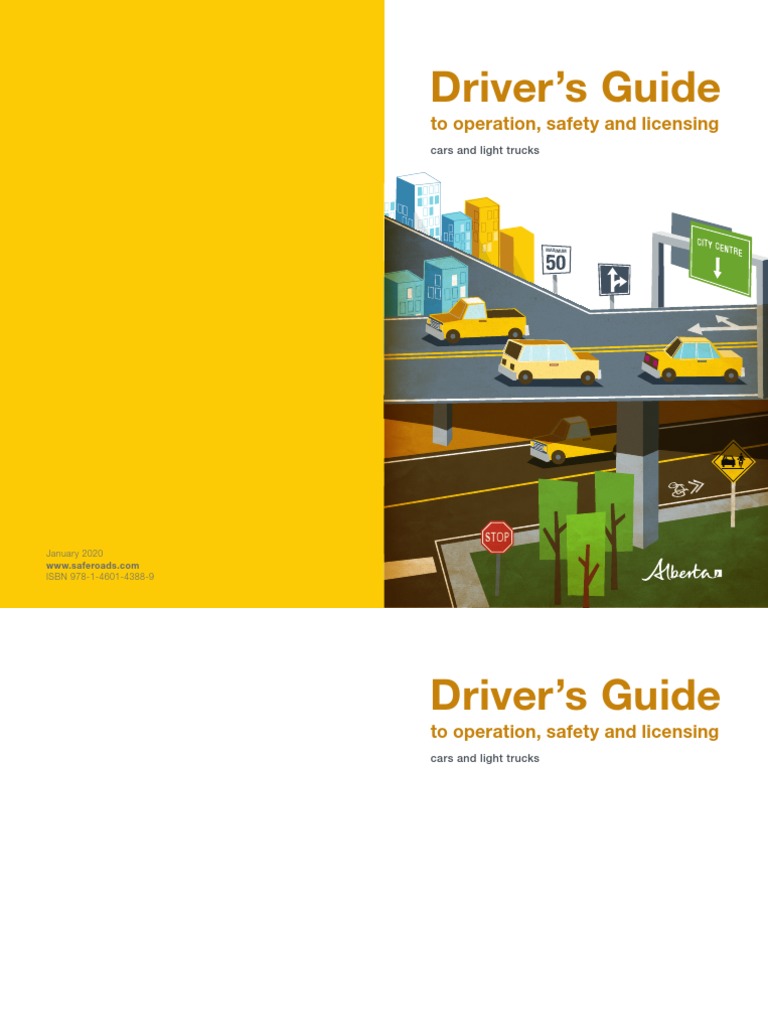 Alberta Driver's Guide: Cars & Light Trucks | PDF | Driver's License ...