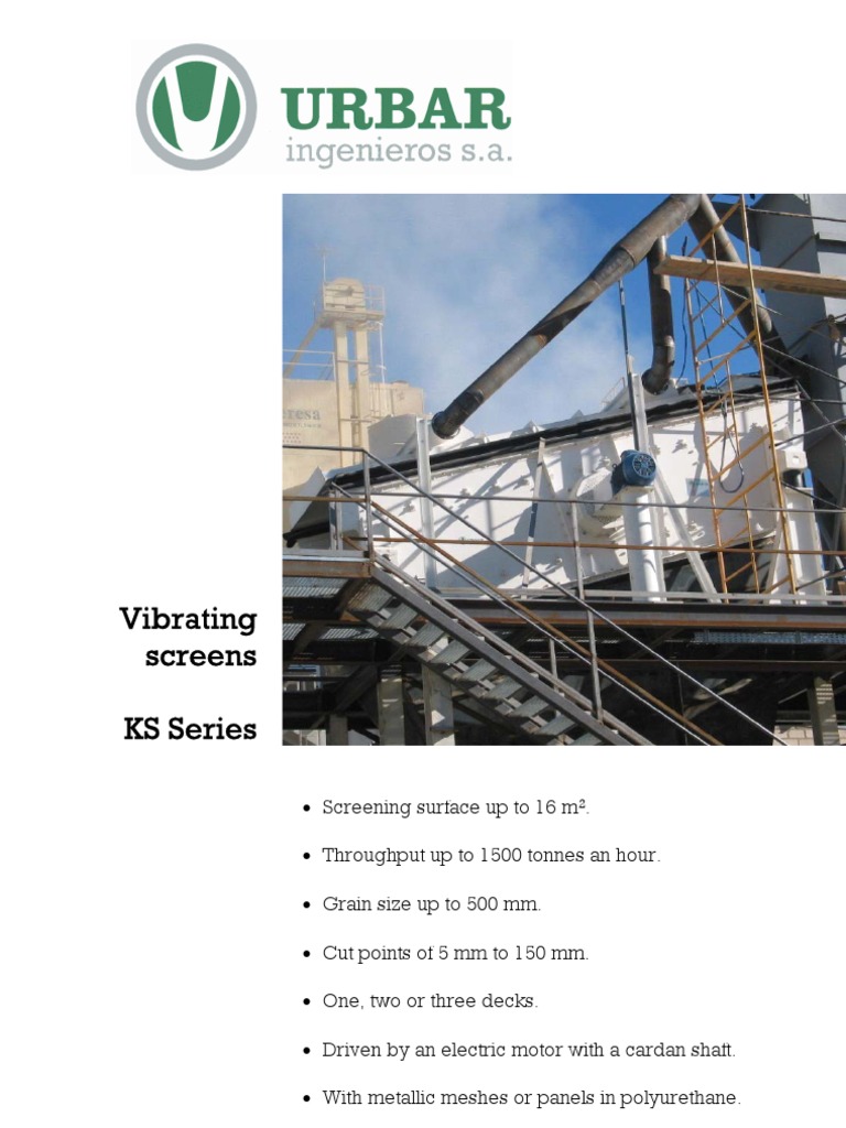 KS Screens | PDF | Industrial Processes | Mechanical Engineering